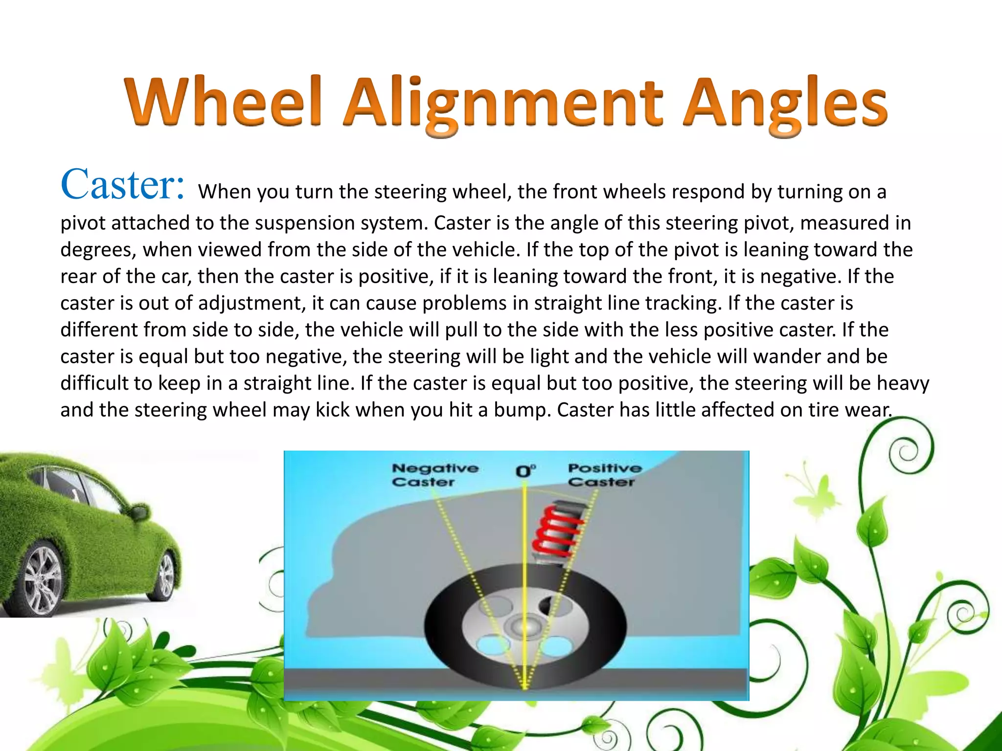 WHEEL ALIGNMENT & BALANCING | PPTX