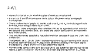 Weisfeiler-Lehman by the Numbers | PPT
