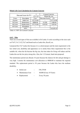 Whole Life Cycle Cost | PDF