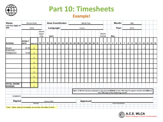 A.C.E. WLCA Teacher Policies | PPT