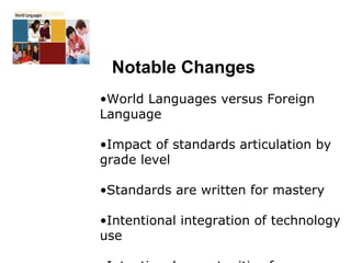 CDE WL official standards explanation use* 2010 | PPT