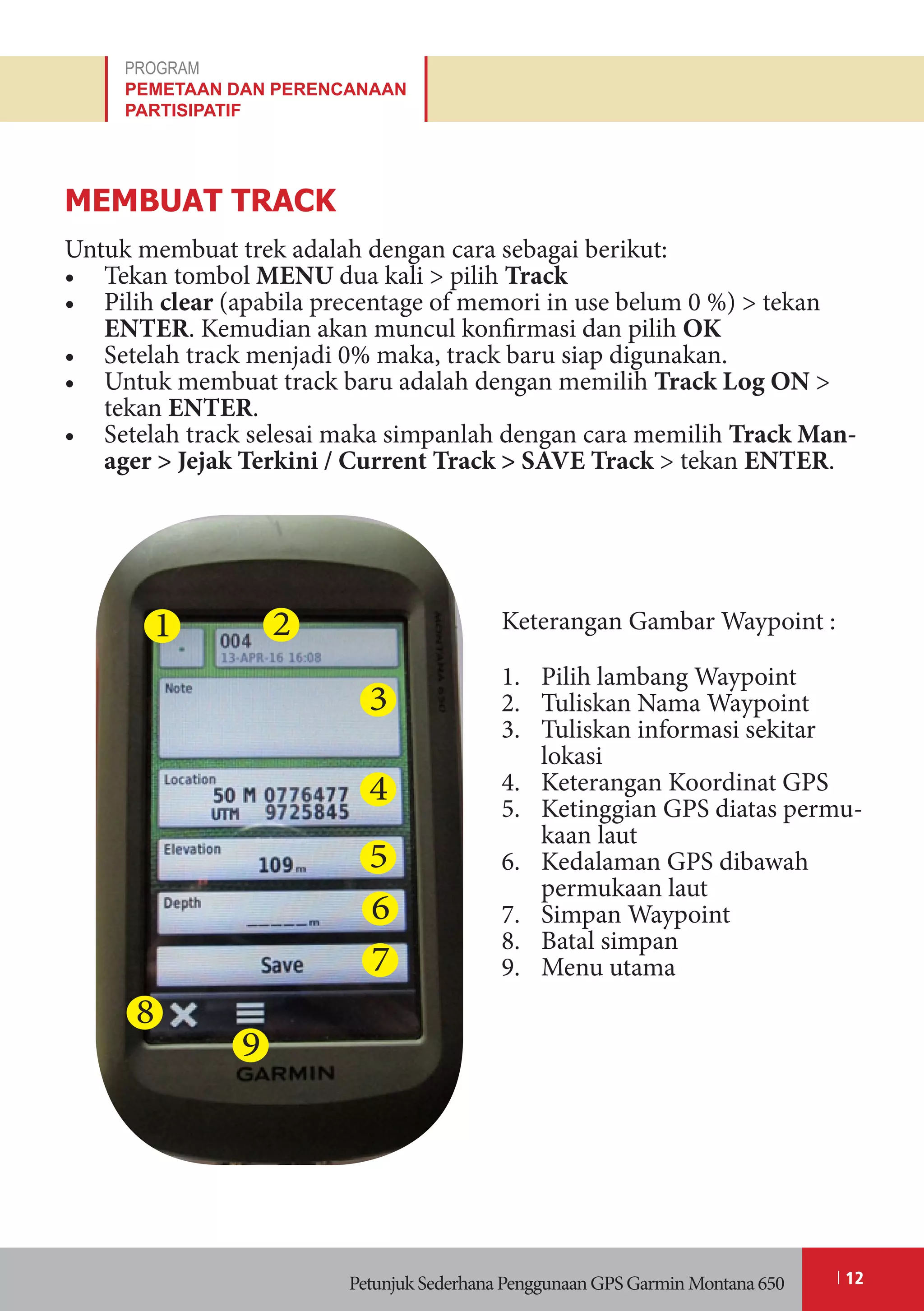 Panduan Sederhana Penggunaan GPS Garmin Montana 650 | PDF