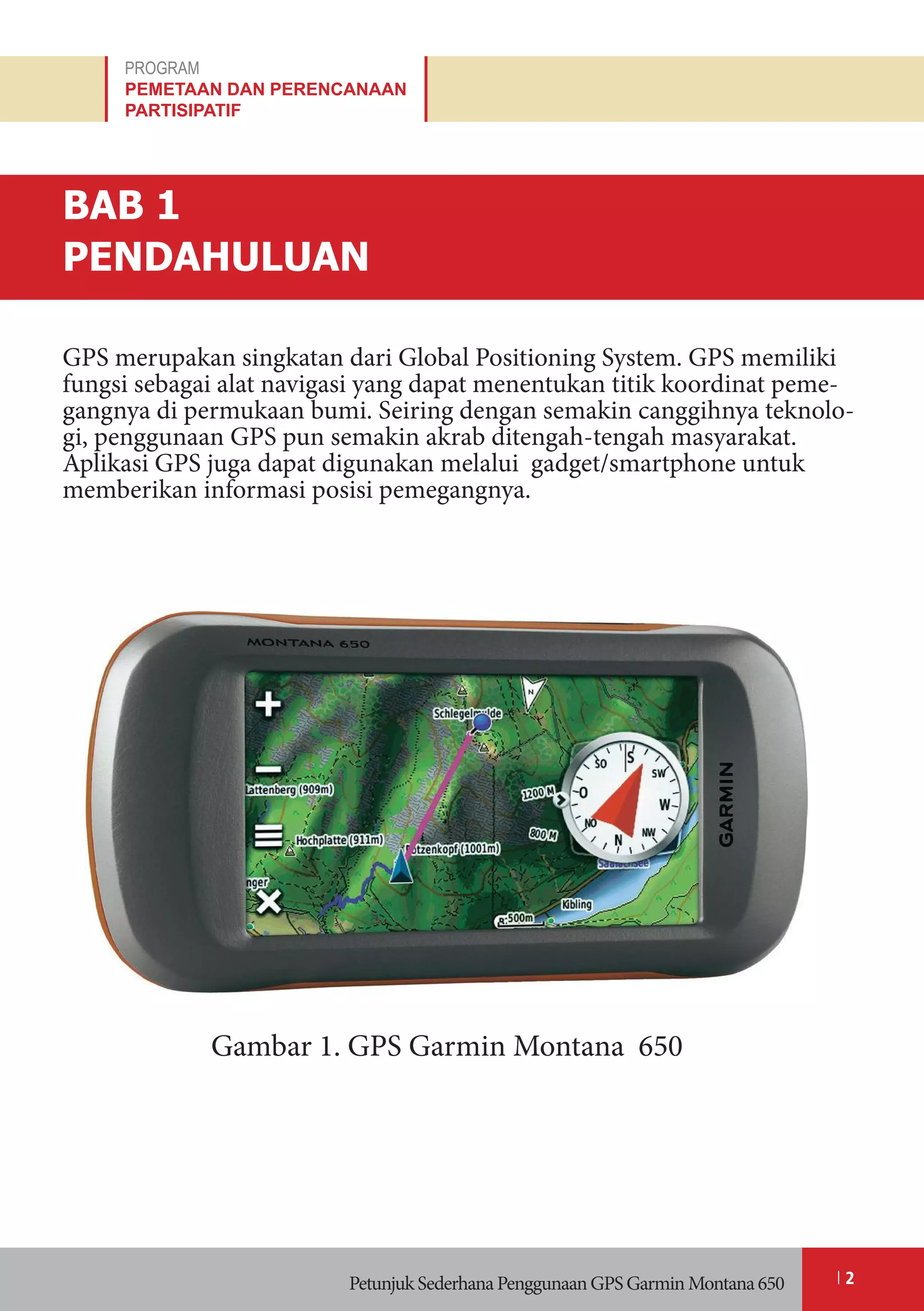 Panduan Sederhana Penggunaan GPS Garmin Montana 650 | PDF