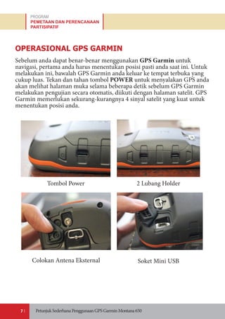Panduan Sederhana Penggunaan GPS Garmin Montana 650 | PDF