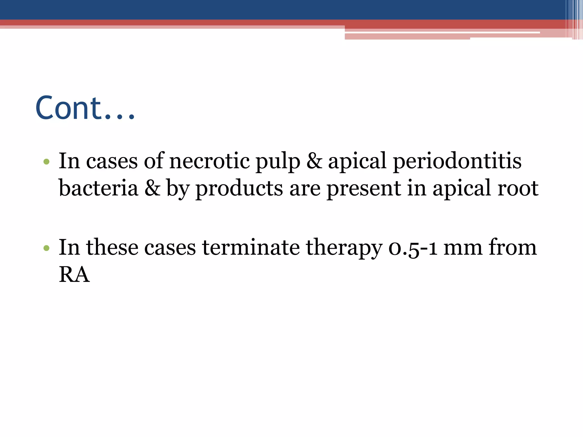 Wl determination & anatomy of the root apex | PPTX