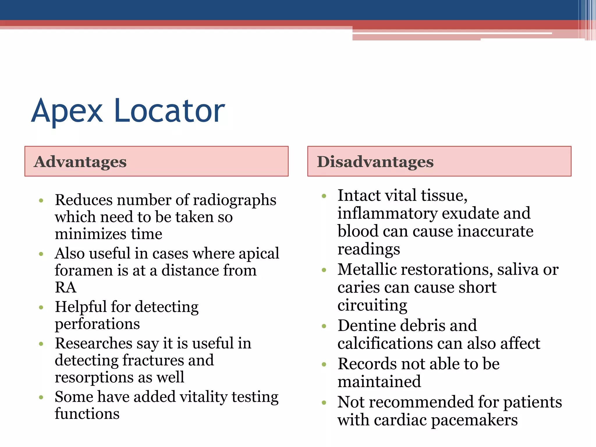 Wl determination & anatomy of the root apex | PPTX