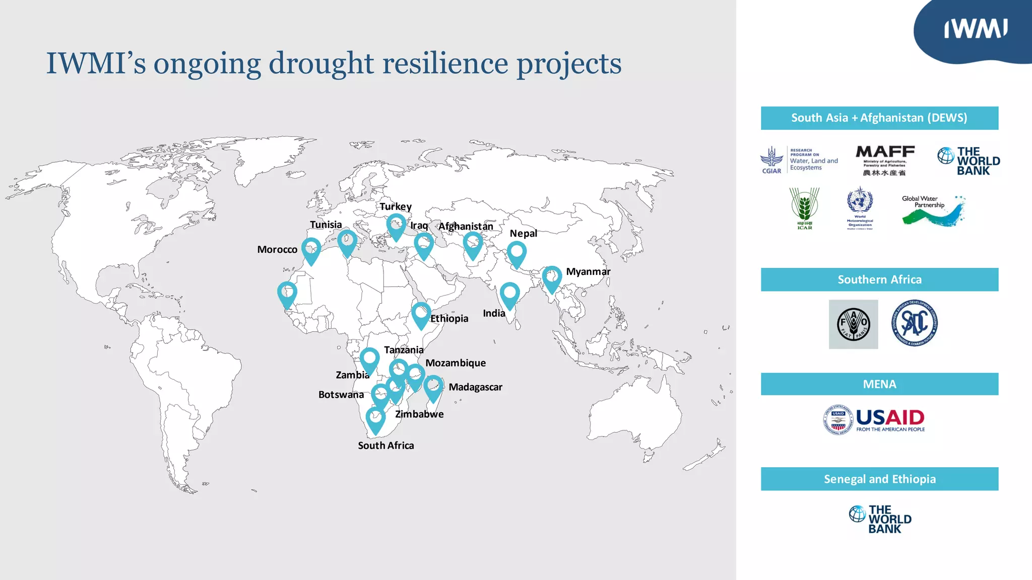 Overview of WLE initiatives on floods and drought in South Asia | PPT