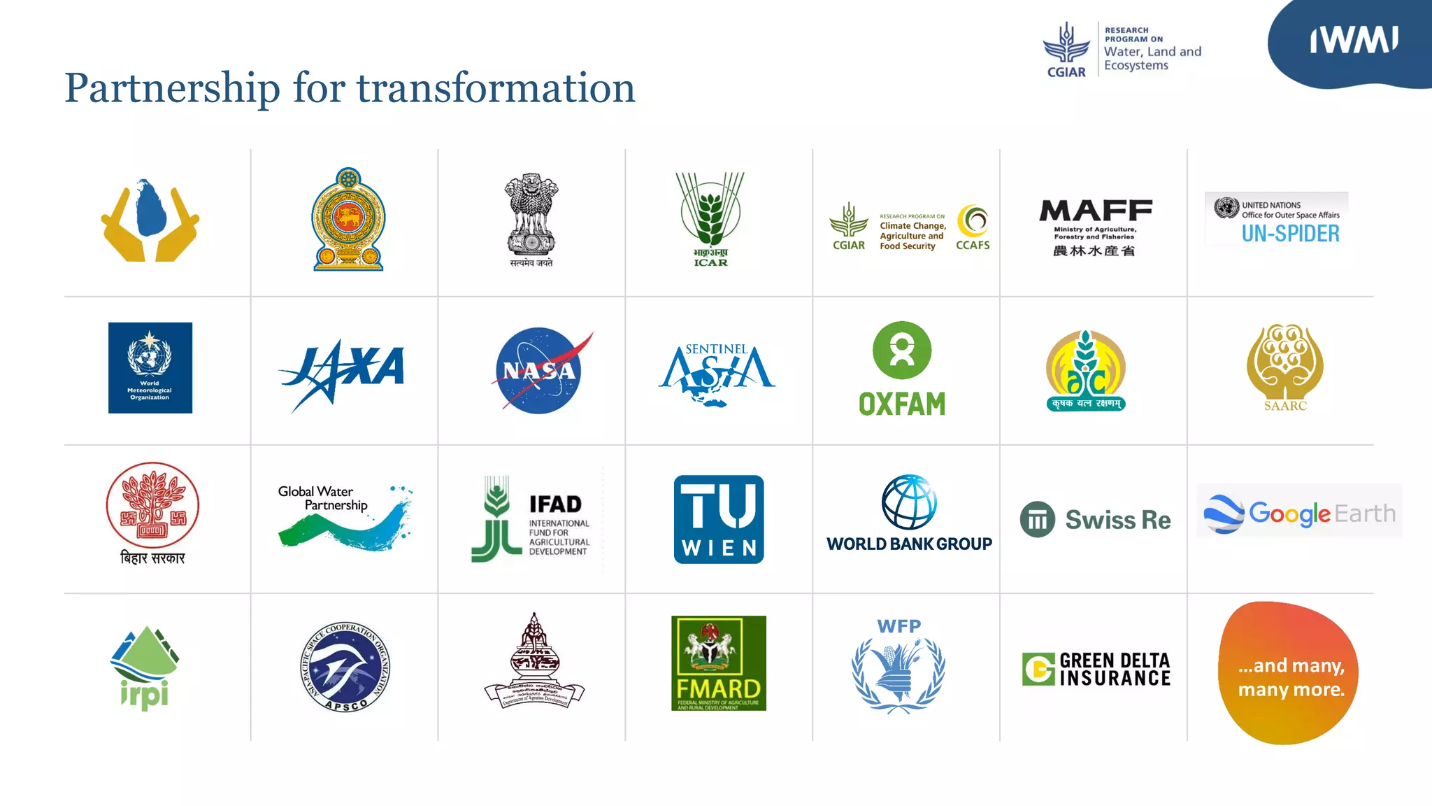 Overview of WLE initiatives on floods and drought in South Asia | PPT