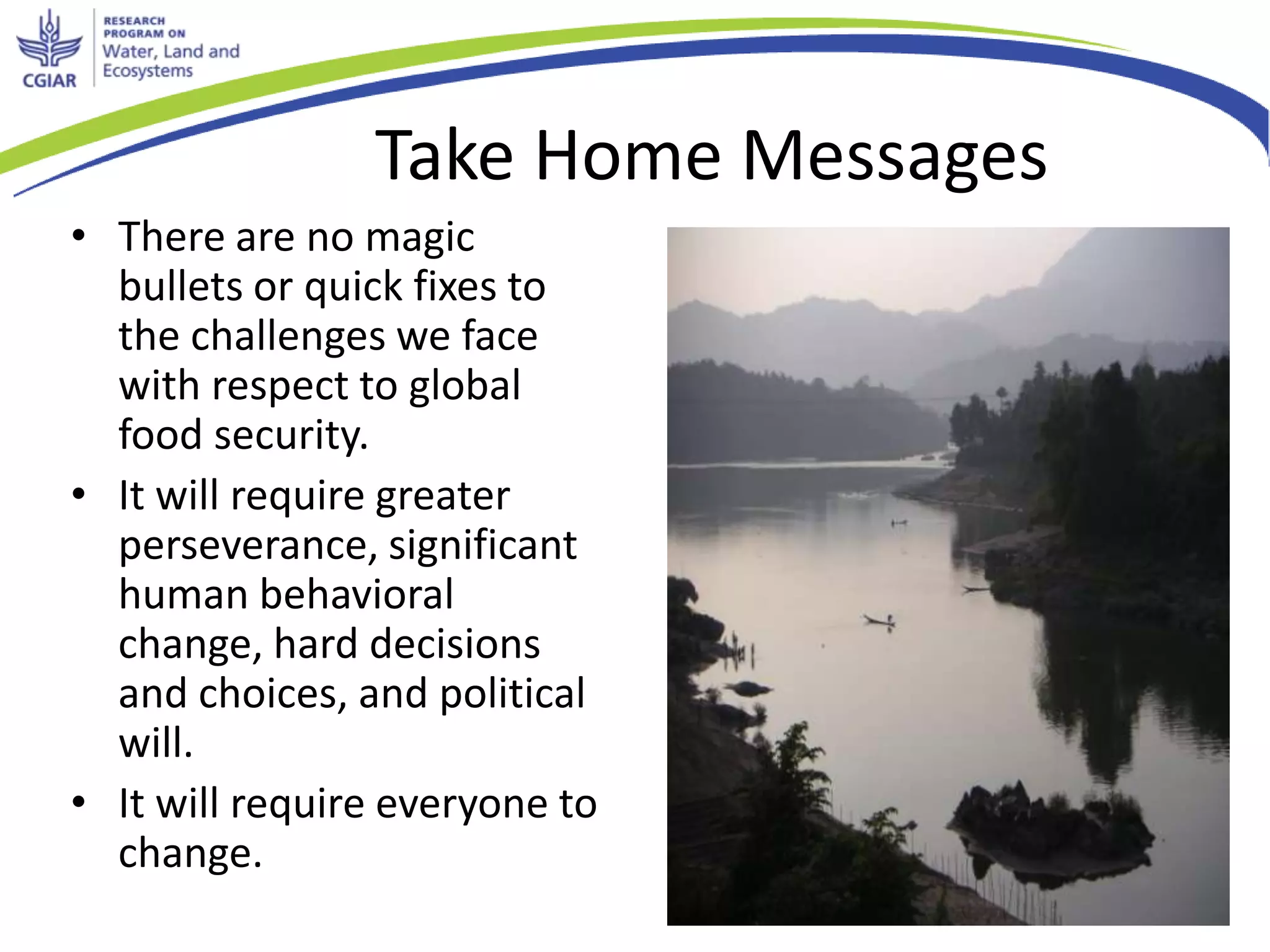 Building a better future: Sustainable (and Resilient) intensification ...