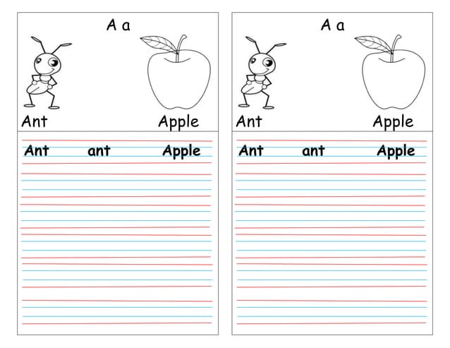 Year1 Trace Letter A | PPT