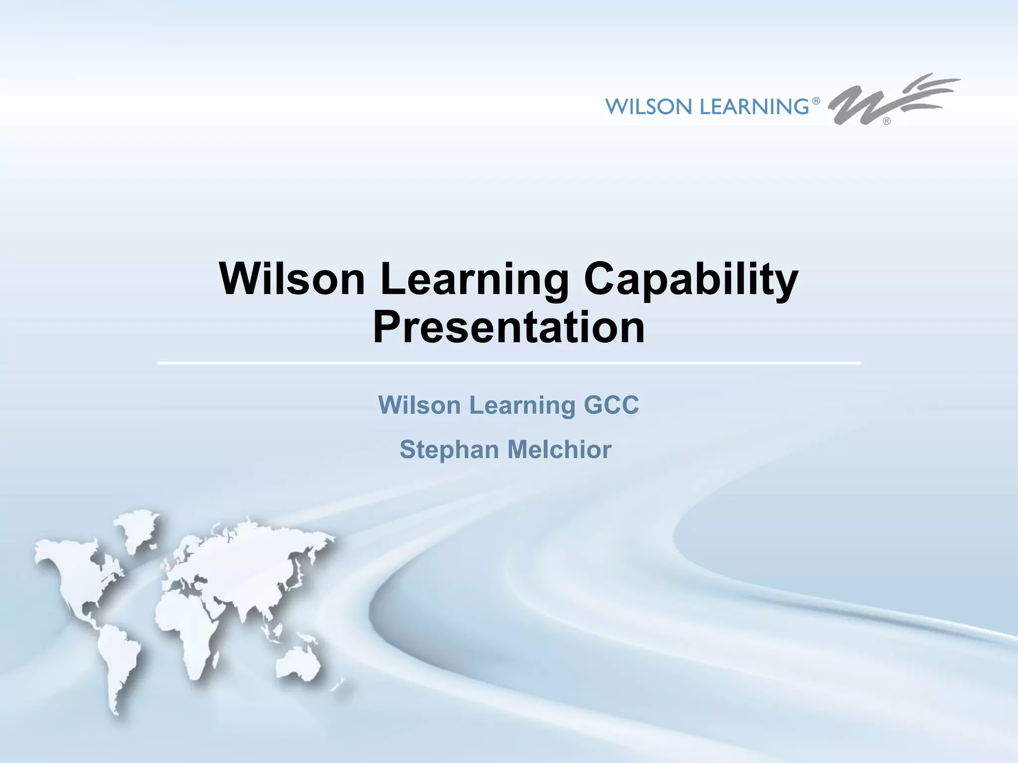 Wilson Learning Middle East | PPT