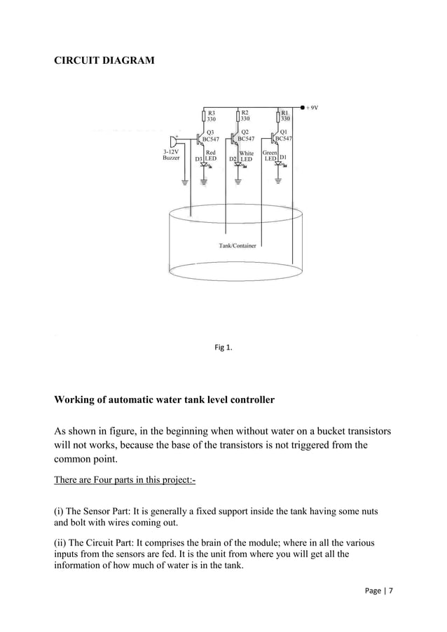 WATER LEVEL INDICATOR | PDF | Technology & Computing