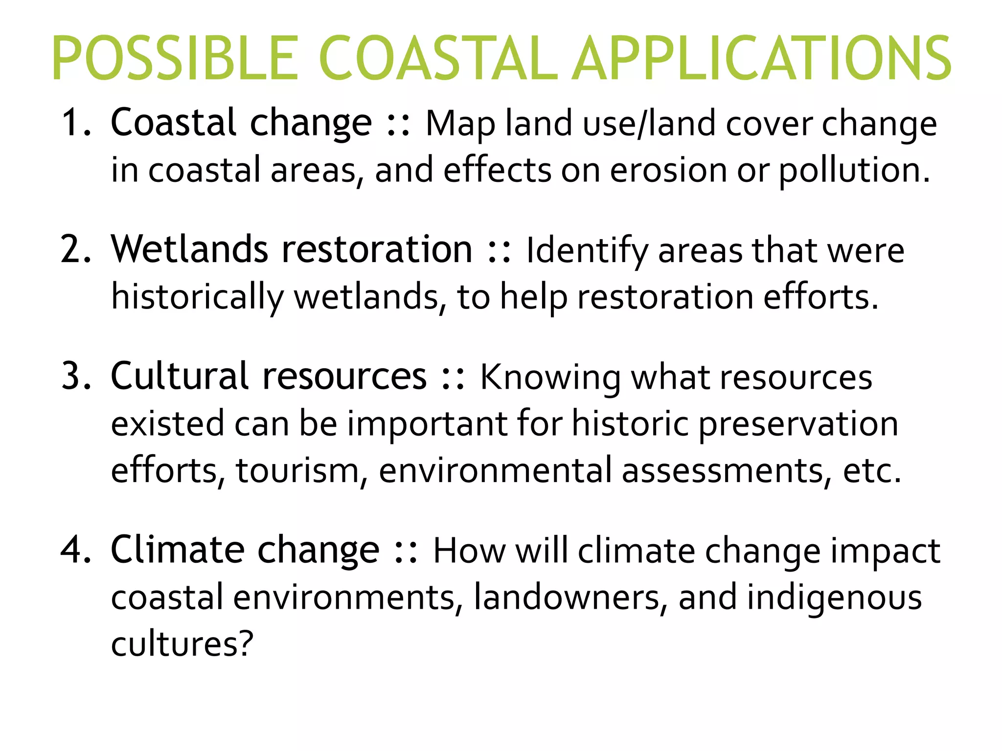 Historical Geospatial Data for Coastal Management in Wisconsin | PPTX