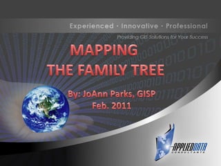 Mapping the Family Tree | PPT
