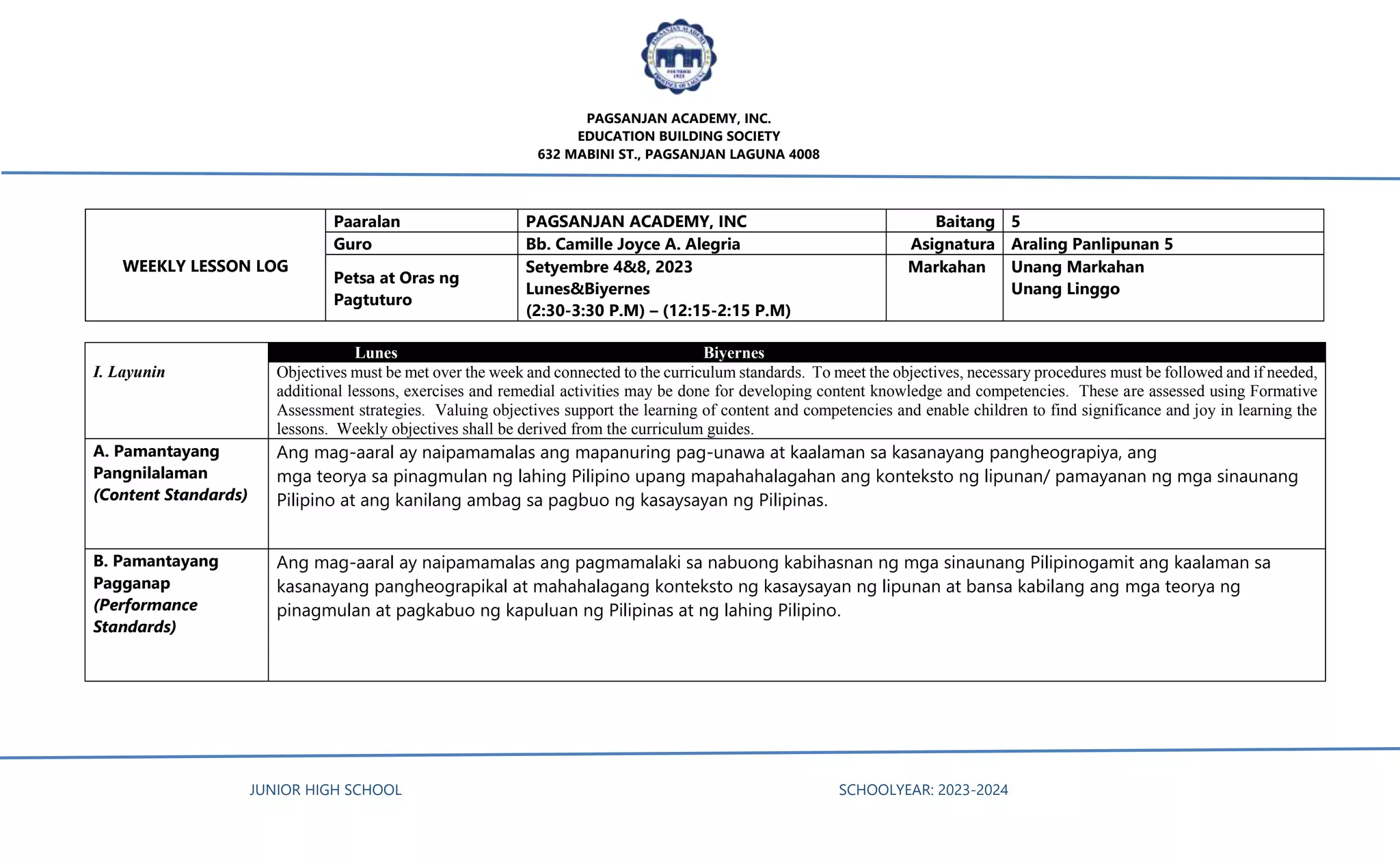 WLL-AP5_WEEK 1.docx | Educational Assessment | Education
