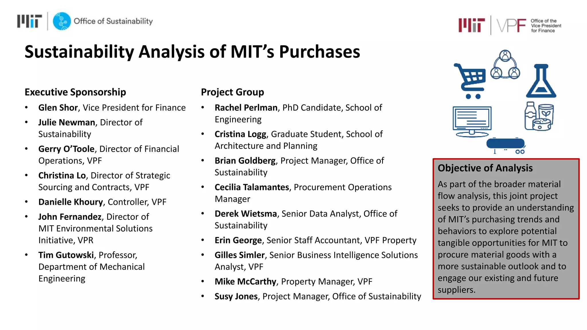 Sustainability Analysis of MIT Procurement and Sourcing | PPTX