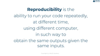Know your R usage workflow to handle reproducibility challenges | PPT