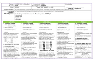 Lesson Plan in Science 3 Q1 Week 6 day 1-5 | PPT