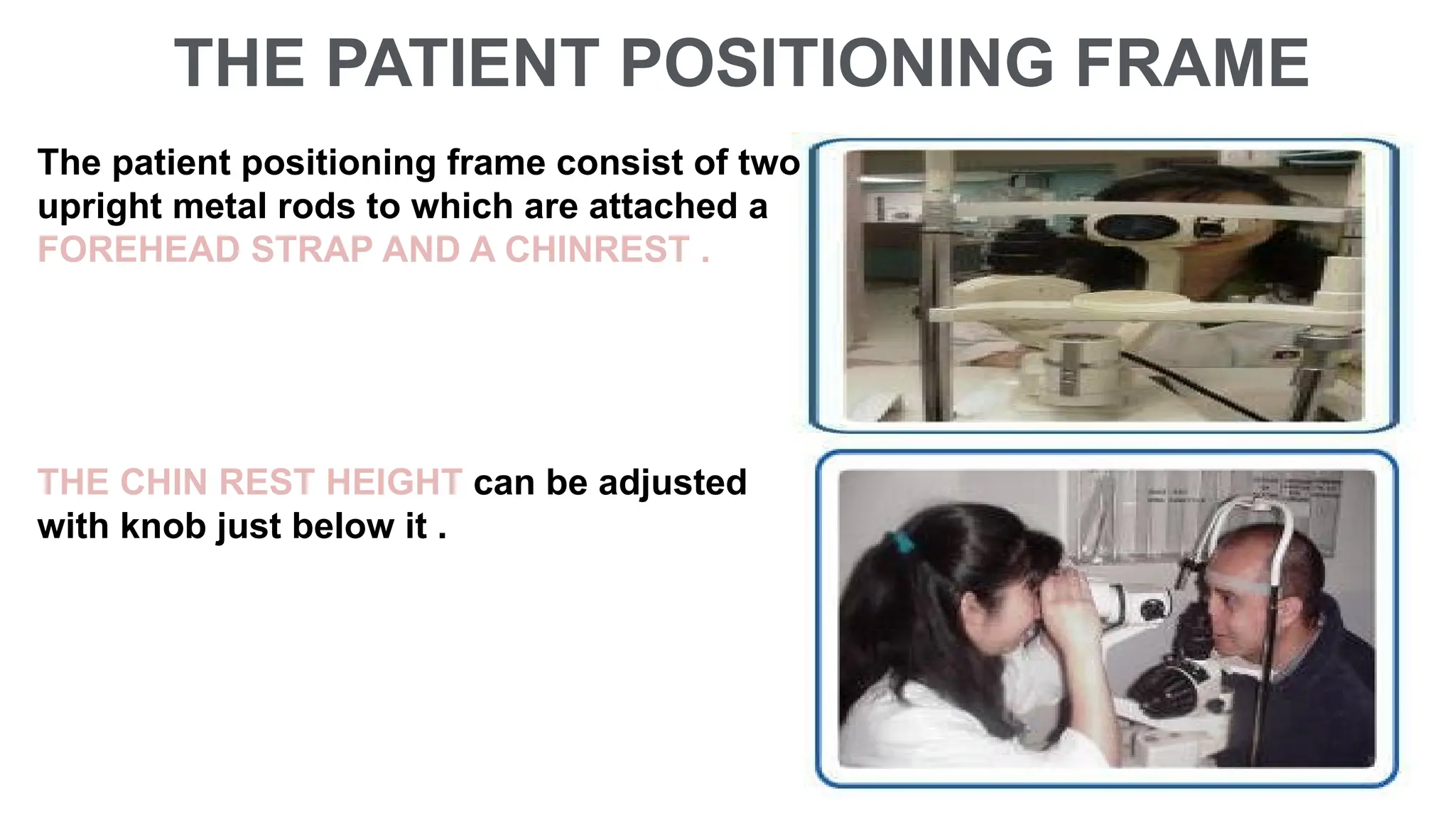 Examinations of Anterior Segment of the Eye and Protocols during ...