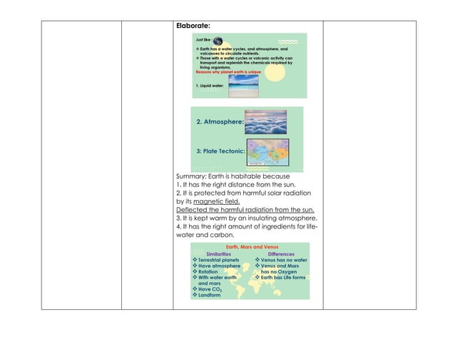 WLP Q1 W1 Earth & Life Sci Mam Dizon.pdf | Geology | Science