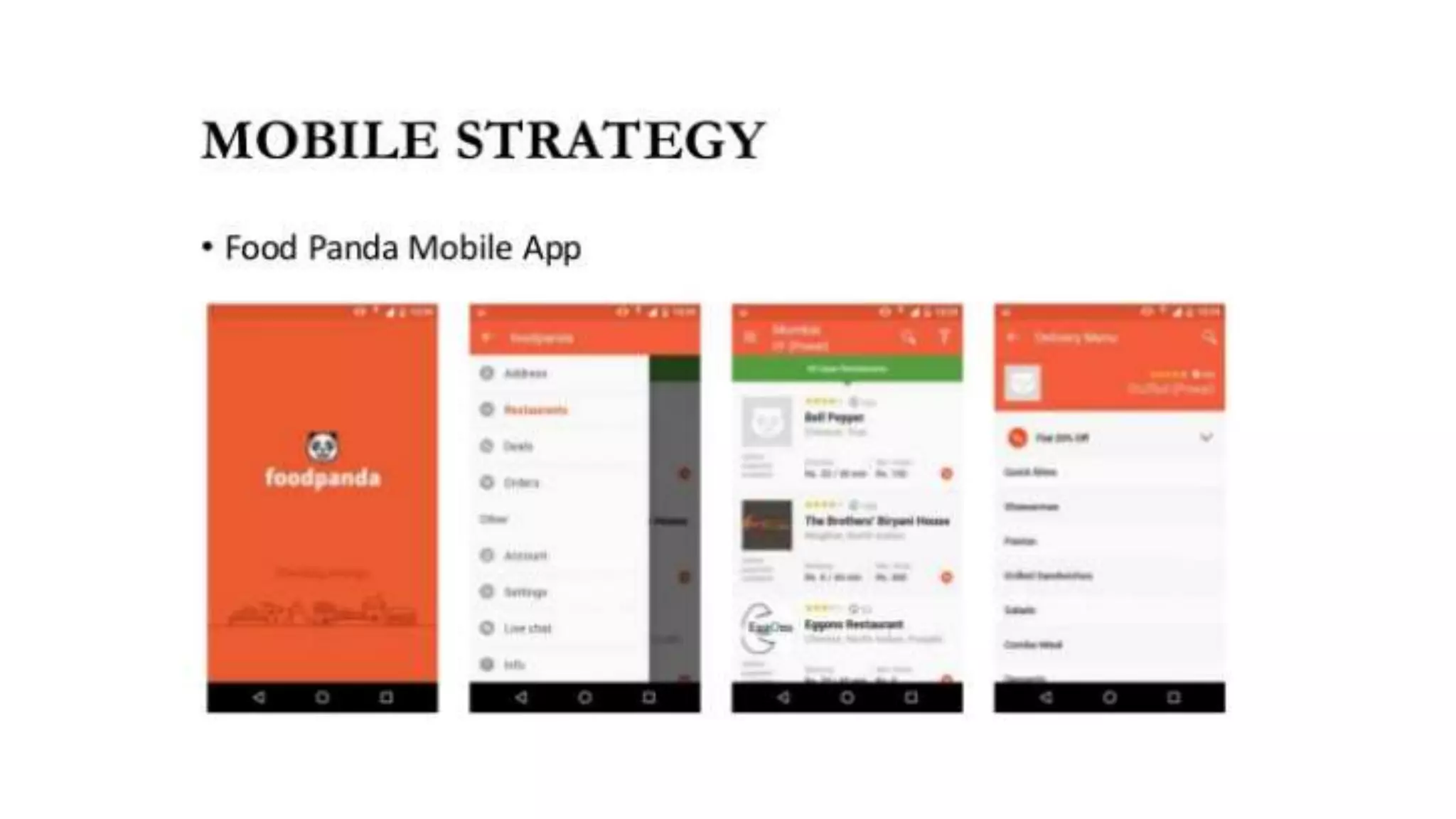 FOODPANDA BUSINESS MODEL | PPTX