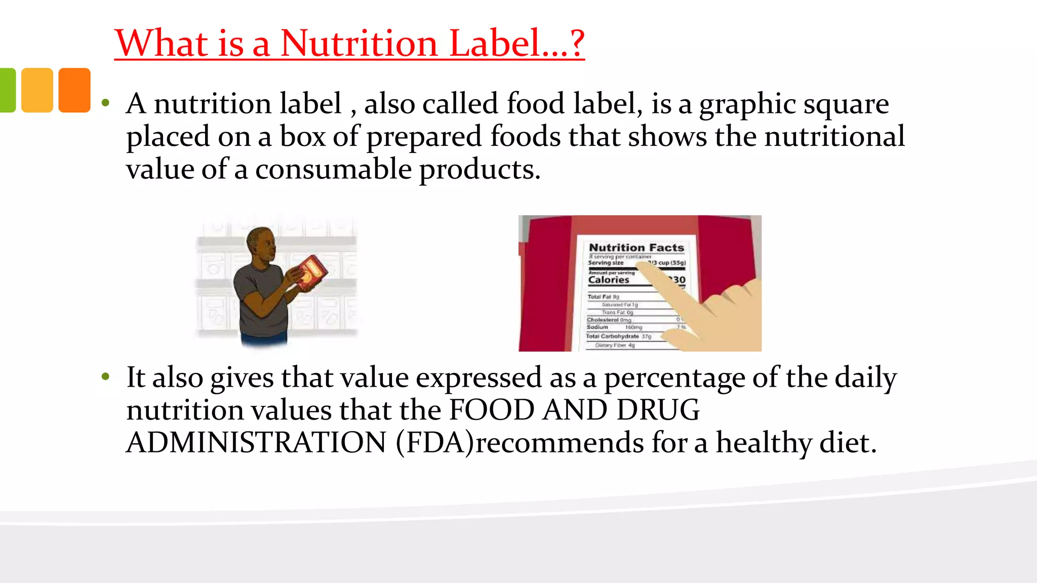 Nutritive Labelling | PPTX