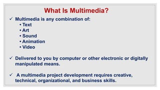 Multimedia by Tay Vaughan | PPTX