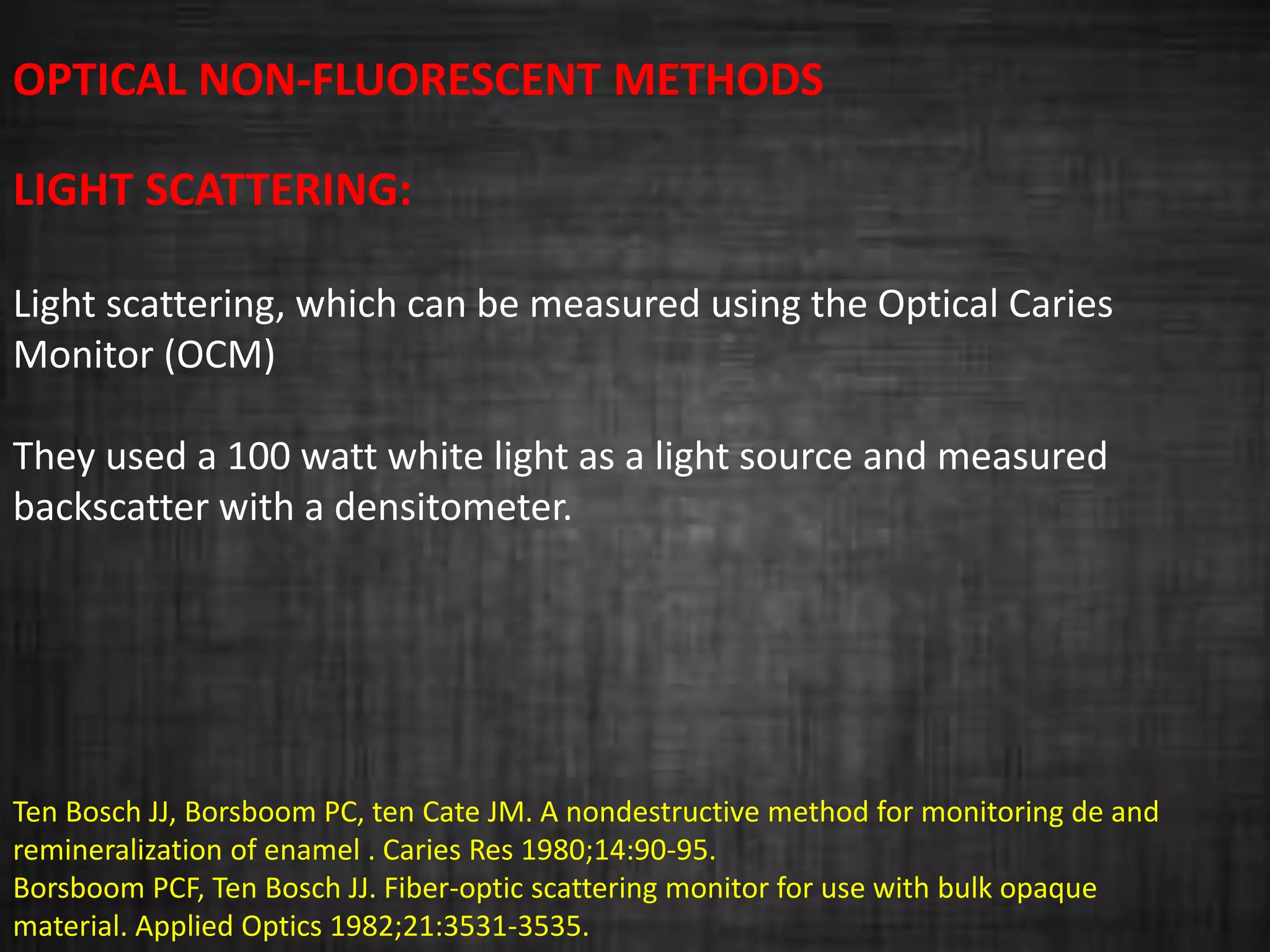 White spot lesions | PPTX