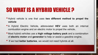 Hybrid Cars | PPT
