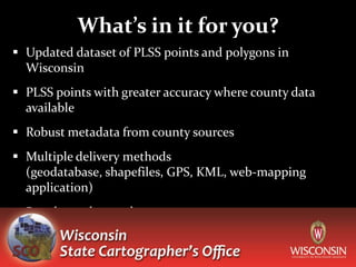 Wisconsin Land Survey Network | PPT