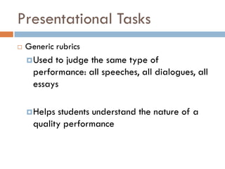 Wl standards presentational writing and speaking | PPTX