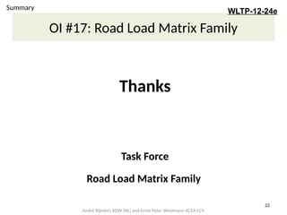 WLTP-12-24 - Road Load Matrix Family RDW-NL ACEA-Daimler.pptx