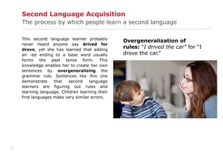 Second language acquisition | PPTX | Parenting | Family and Relationships