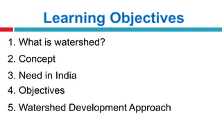 Introduction to Watershed Management | PPTX