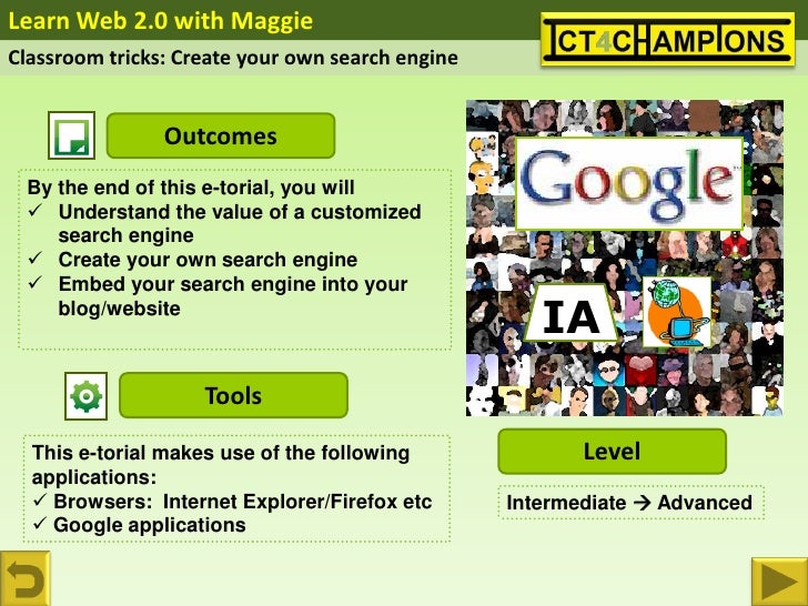 Create your own search engine