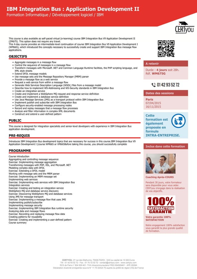 Wm675 g formation-ibm-integration-bus-application-development-ii | PDF | Web Development | Internet