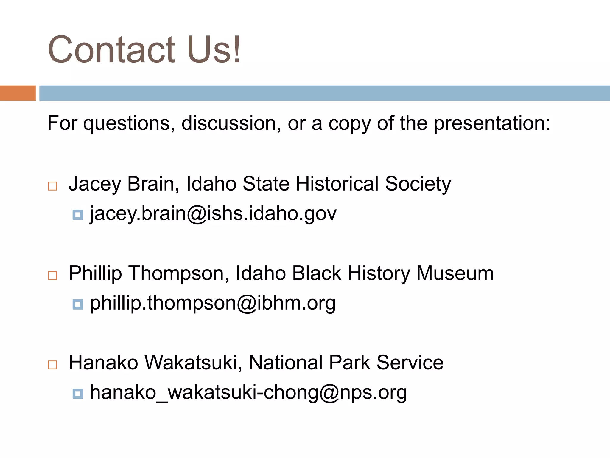 Inclusivity, Difficult History, and the Modern Museum Audience | PPT