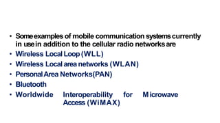 wireless and mobile communications by ugr | PDF