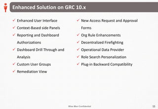 Wise Men Webinar: Fast Track Implementation of SAP GRC 10.1 | PDF