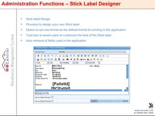 Warehouse Management System – WMCentral | PPT