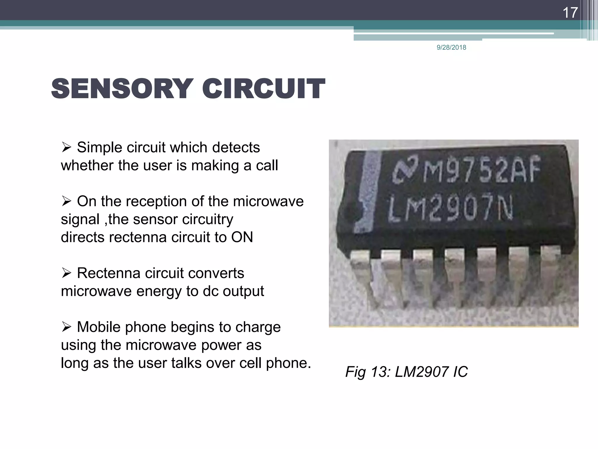 WIRELESS MOBILE CHARGING USING MICROWAVE | PPTX | Physics | Science