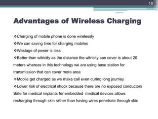 WIRELESS MOBILE CHARGING USING MICROWAVE | PPTX | Physics | Science