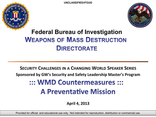 WMD Countermeasures ::: A Preventative Mission | PDF | Defense Industry ...