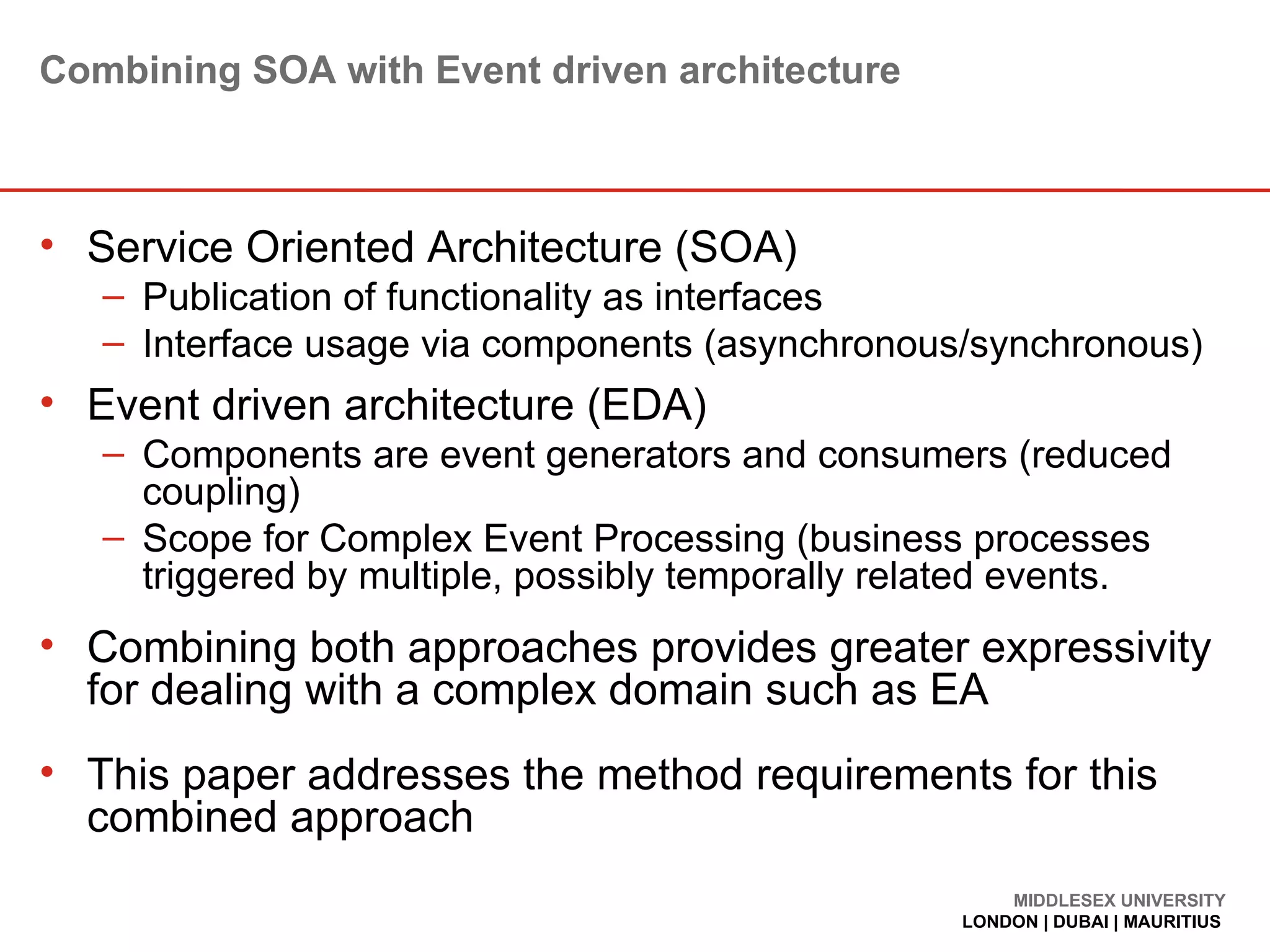 Simulating Enterprise Architecture Models | PPT