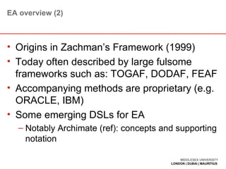 Simulating Enterprise Architecture Models | PPT