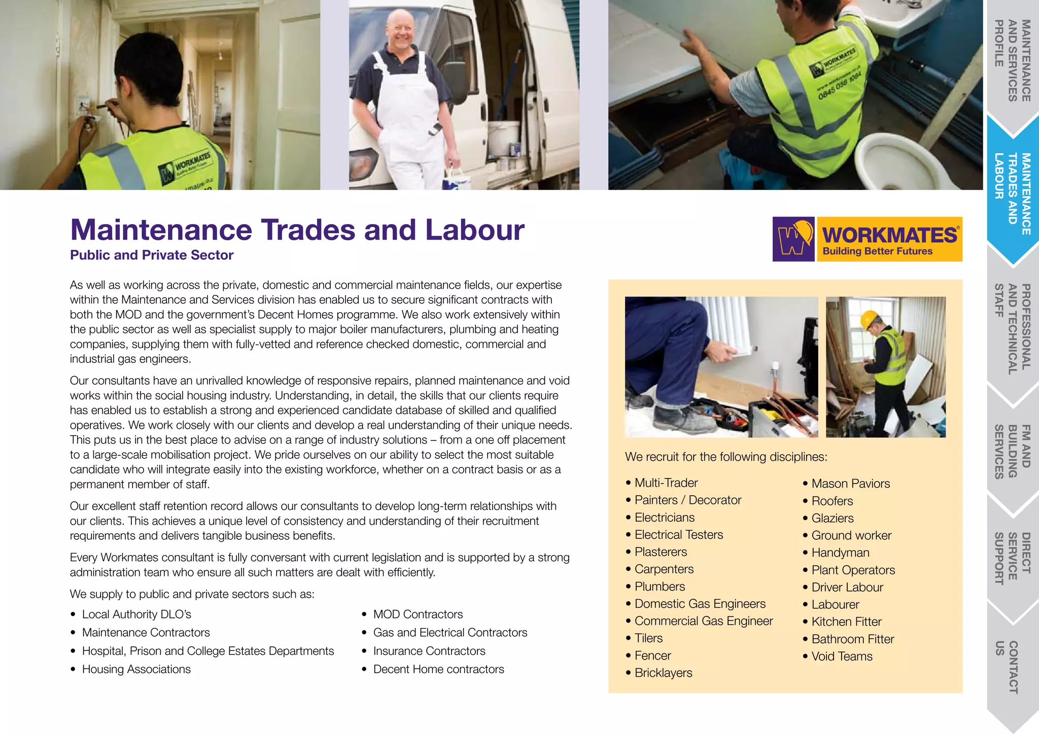 Workmates Brochure | PDF