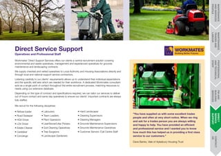Workmates Brochure | PDF