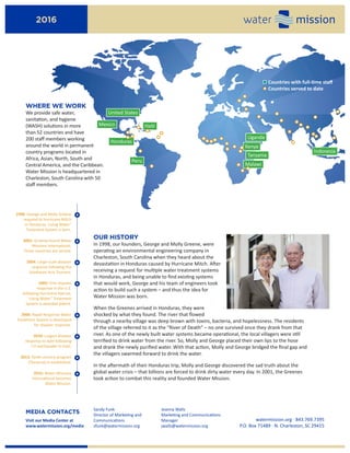 Promo Water Mission Fact Sheet | PDF