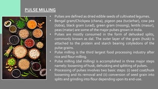 By-products utilization in wheat and pulses milling | PPT