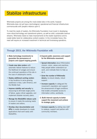 2011年維基媒體基金會策略(中文翻譯)Wmf strategic plan2011_24pp | PDF